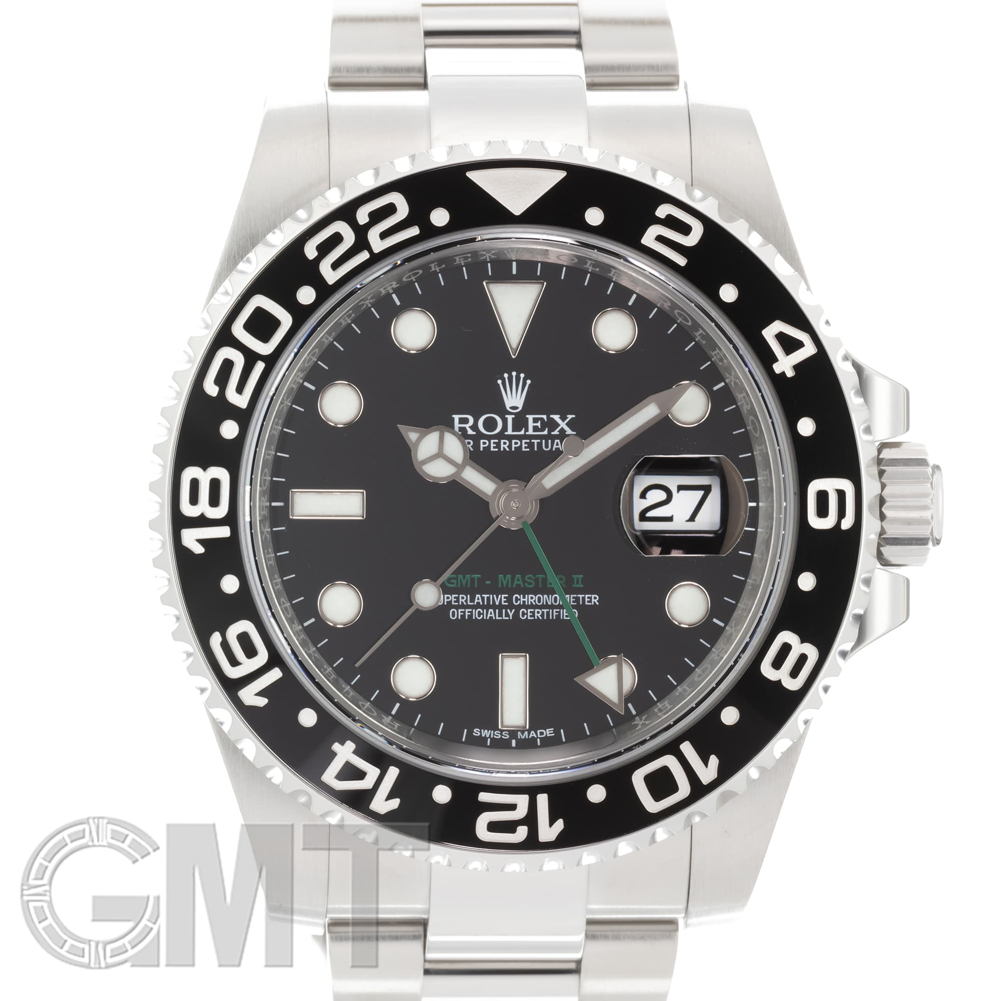 (中古)ROLEX ロレックス GMTマスター II 116710LN（商品ID：3717020493015）詳細ページ | 腕時計のGMT｜中古ブランド時計の販売買取も。ロレックス買取強化中