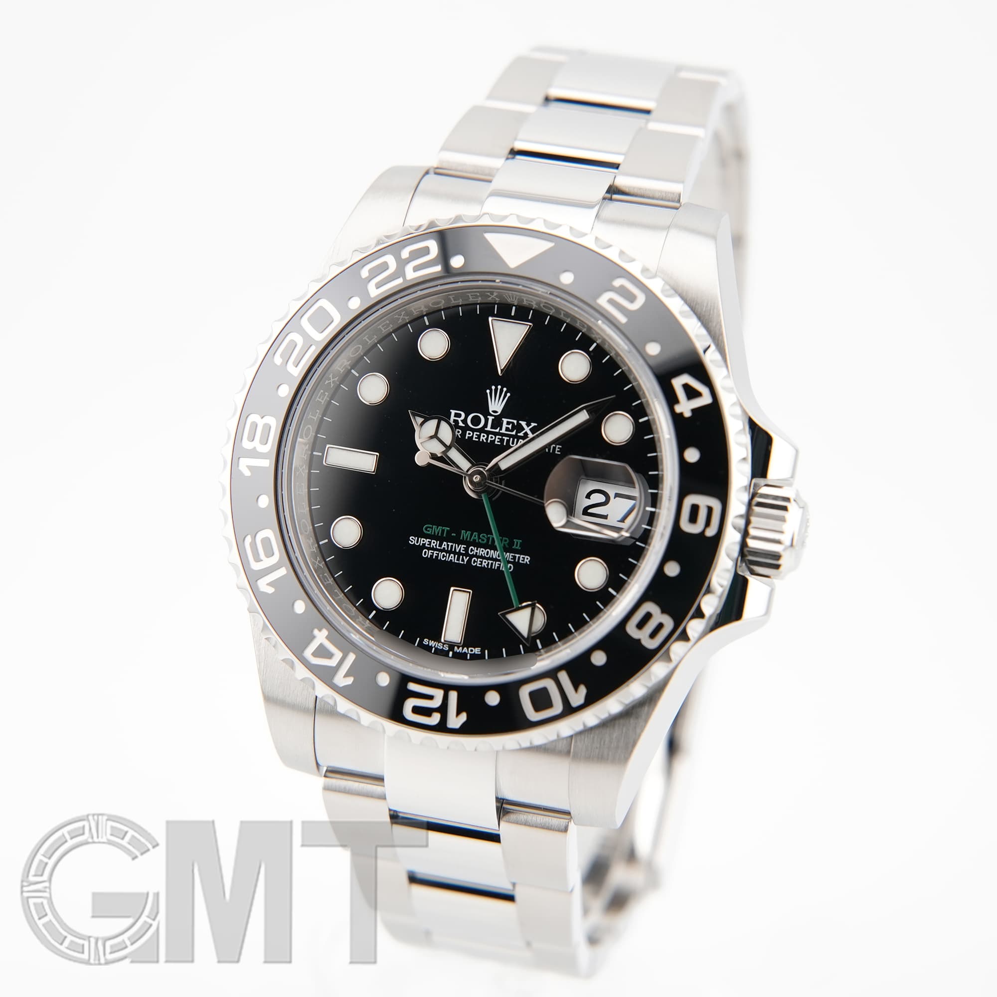 (中古)ROLEX ロレックス GMTマスター II 116710LN（商品ID：3717020493015）詳細ページ | 腕時計のGMT｜中古ブランド時計の販売買取も。ロレックス買取強化中