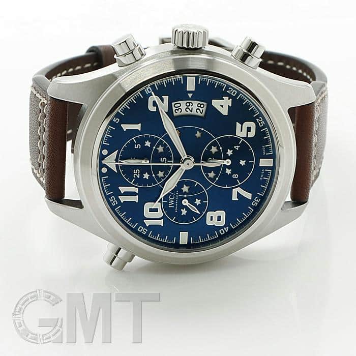 (中古)IWC インターナショナルウォッチカンパニー パイロットウォッチ ダブルクロノグラフ プティ・プランス IW371807（商品ID ...