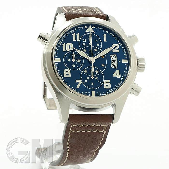 (中古)IWC インターナショナルウォッチカンパニー パイロットウォッチ ダブルクロノグラフ プティ・プランス IW371807（商品ID ...