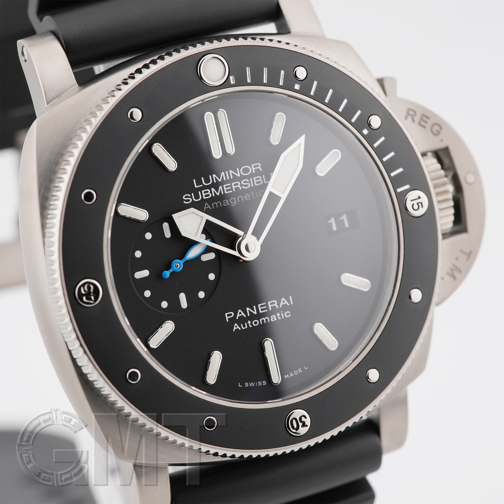 (中古)OFFICINE PANERAI オフィチーネ パネライ サブマーシブル 1950 3days アマグネティック チタニオ ...