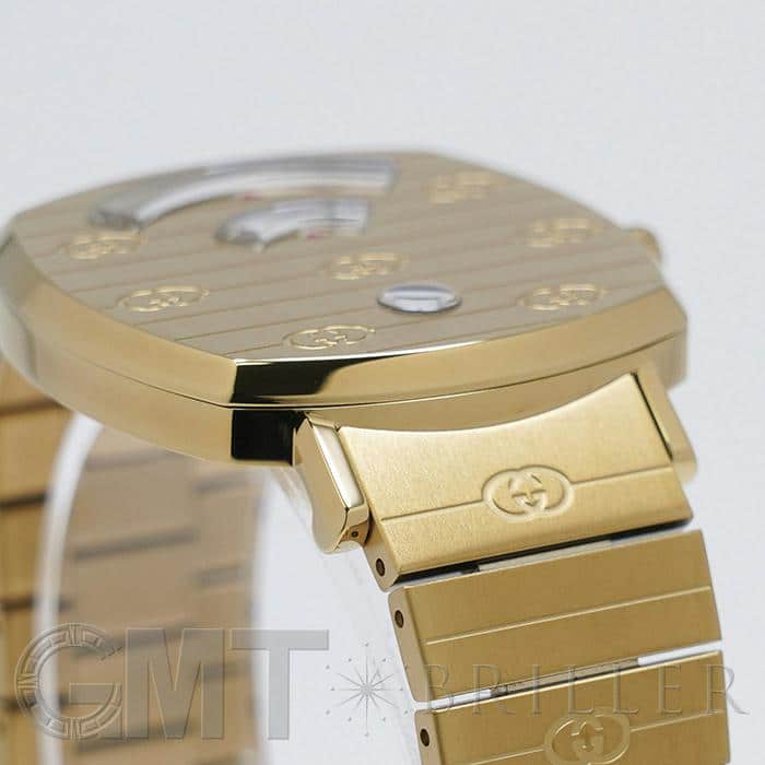 (新品)GUCCI グッチ グリップ 35mm YA157403 ゴールド（商品ID：2717010433107）詳細ページ | 腕時計の ...