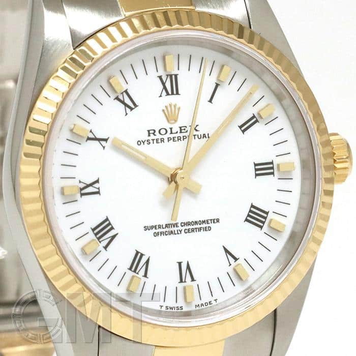 (中古)ROLEX ロレックス オイスターパーペチュアル 14233 ホワイトローマ（商品ID：3717017344146）詳細ページ | 腕 ...