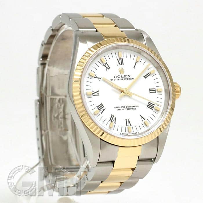 (中古)ROLEX ロレックス オイスターパーペチュアル 14233 ホワイトローマ（商品ID：3717017344146）詳細ページ | 腕 ...