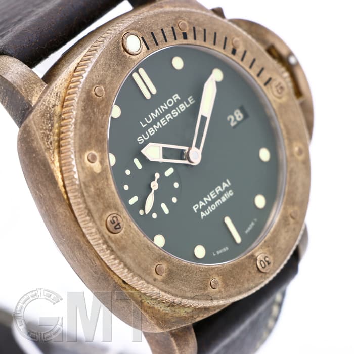 (未使用)OFFICINE PANERAI オフィチーネ パネライ サブマーシブル サブマーシブル 1950 3DAYS ブロンズ ...
