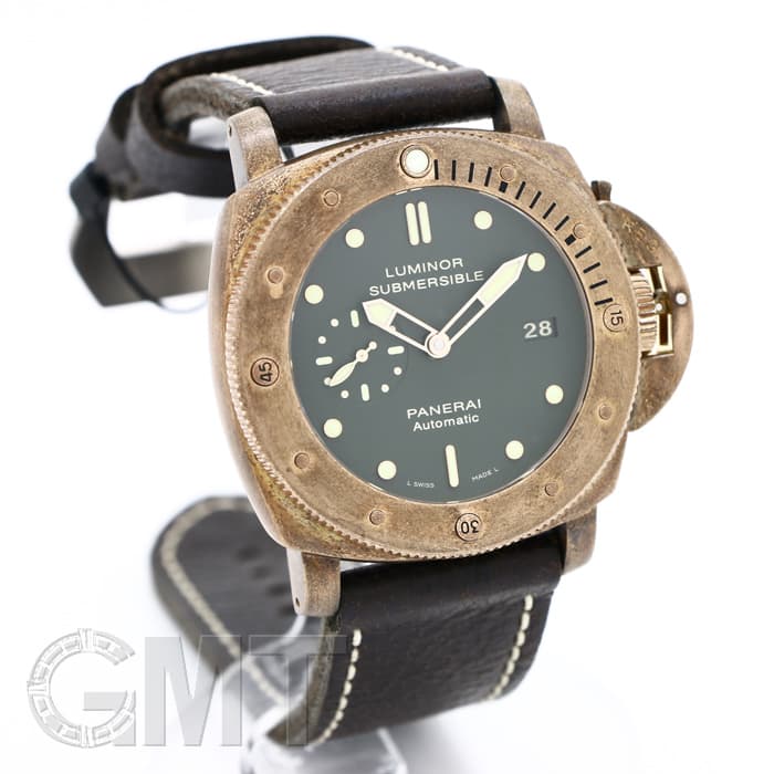 (未使用)OFFICINE PANERAI オフィチーネ パネライ サブマーシブル サブマーシブル 1950 3DAYS ブロンズ ...