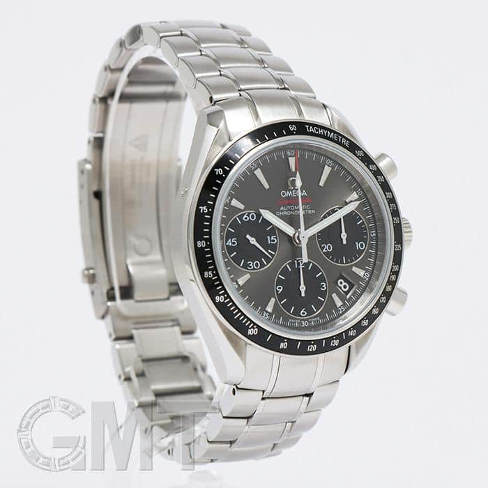 (未使用)OMEGA オメガ スピードマスター デイト キャリバー3304 323.30.40.40.06.001 グレー/ブラック（商品ID ...
