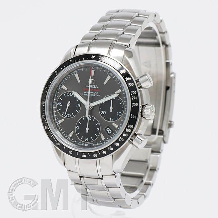 (未使用)OMEGA オメガ スピードマスター デイト キャリバー3304 323.30.40.40.06.001 グレー/ブラック（商品ID ...