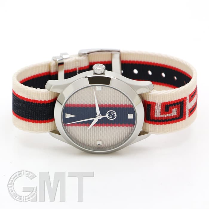 (新品)GUCCI グッチ Gタイムレス YA1264071 ホワイト ナイロン（商品ID：2717009494201）詳細ページ | 腕時計 ...