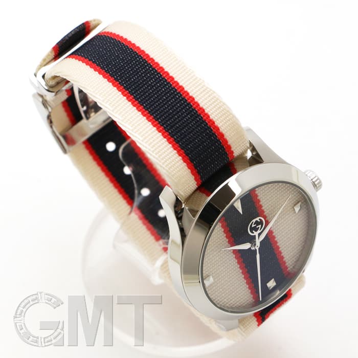 (新品)GUCCI グッチ Gタイムレス YA1264071 ホワイト ナイロン（商品ID：2717009494201）詳細ページ | 腕時計 ...