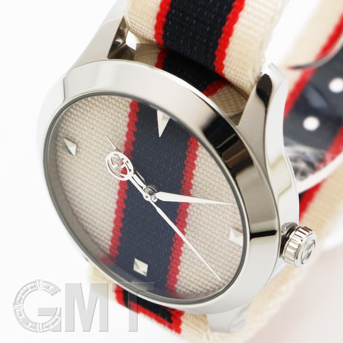 (新品)GUCCI グッチ Gタイムレス YA1264071 ホワイト ナイロン（商品ID：2717009494201）詳細ページ | 腕時計 ...