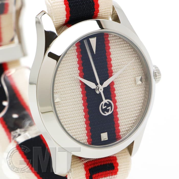(新品)GUCCI グッチ Gタイムレス YA1264071 ホワイト ナイロン（商品ID：2717009494201）詳細ページ | 腕時計 ...