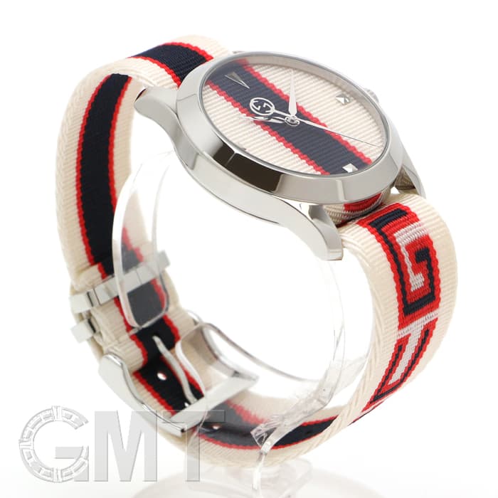 (新品)GUCCI グッチ Gタイムレス YA1264071 ホワイト ナイロン（商品ID：2717009494201）詳細ページ | 腕時計 ...