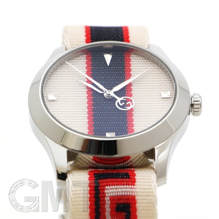 (新品)GUCCI グッチ Gタイムレス YA1264071 ホワイト ナイロン（商品ID：2717009494201）詳細ページ | 腕時計 ...