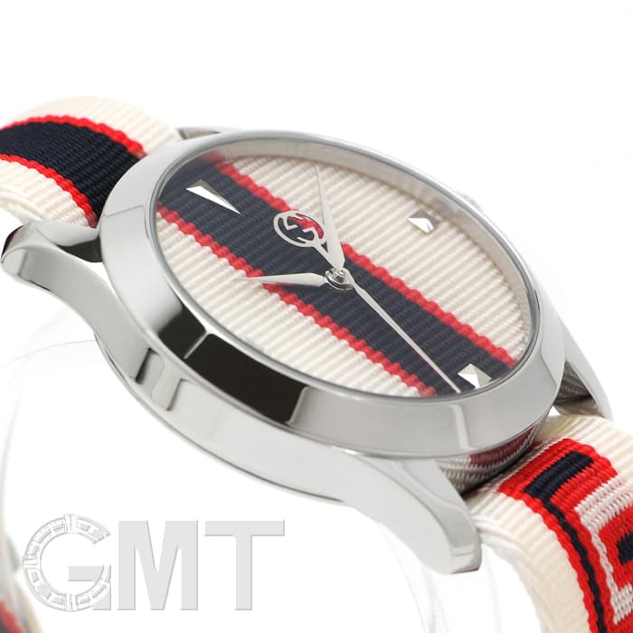 (新品)GUCCI グッチ Gタイムレス YA1264071 ホワイト ナイロン（商品ID：2717009494201）詳細ページ | 腕時計 ...