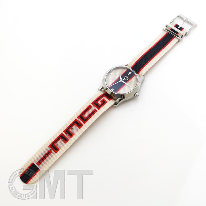 (新品)GUCCI グッチ Gタイムレス YA1264071 ホワイト ナイロン（商品ID：2717009494201）詳細ページ | 腕時計 ...