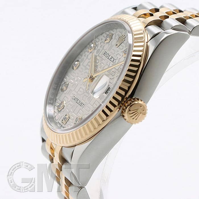 (中古)ROLEX ロレックス デイトジャスト 36 126233G シルバー コンピューター ジュビリーブレス（商品ID ...