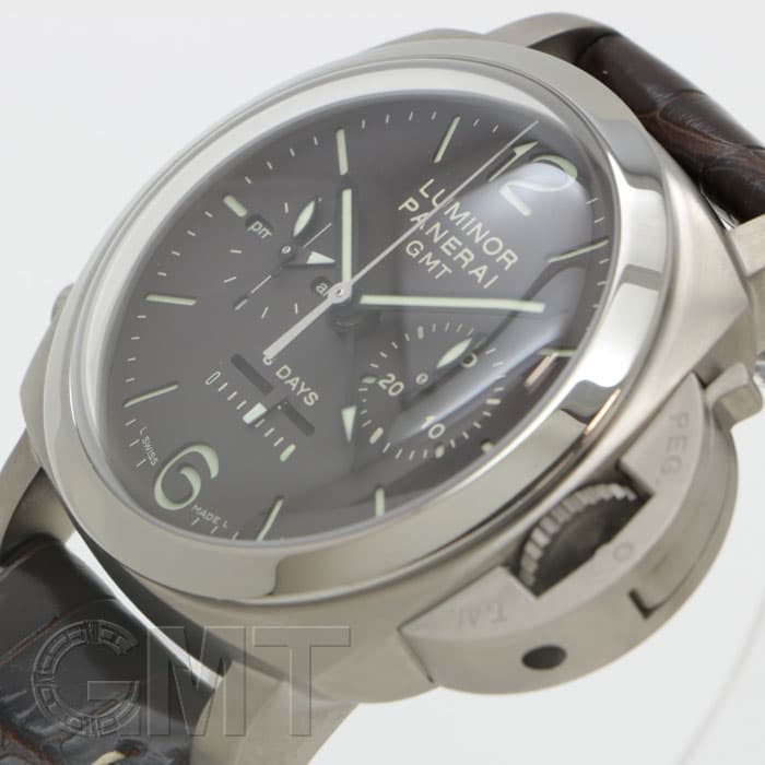 (中古)OFFICINE PANERAI オフィチーネ パネライ ルミノール 1950 8Days モノプルサンテ GMT PAM00311 ...