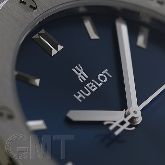 中古)HUBLOT ウブロ クラシック フュージョン チタニウム ブルー 中古)HUBLOT ウブロ クラシック フュージョン チタニウム ブルー