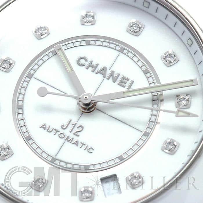 (中古)CHANEL シャネル J12 ホワイト セラミック 12Pダイヤ H5705 38mm（商品ID：3717014233412）詳細 ...