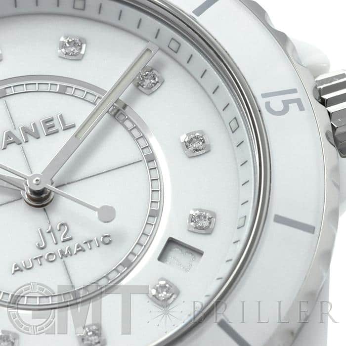 (中古)CHANEL シャネル J12 ホワイト セラミック 12Pダイヤ H5705 38mm（商品ID：3717014233412）詳細 ...