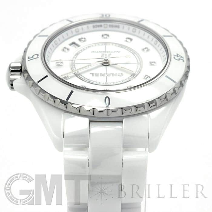 (中古)CHANEL シャネル J12 ホワイト セラミック 12Pダイヤ H5705 38mm（商品ID：3717014233412）詳細 ...