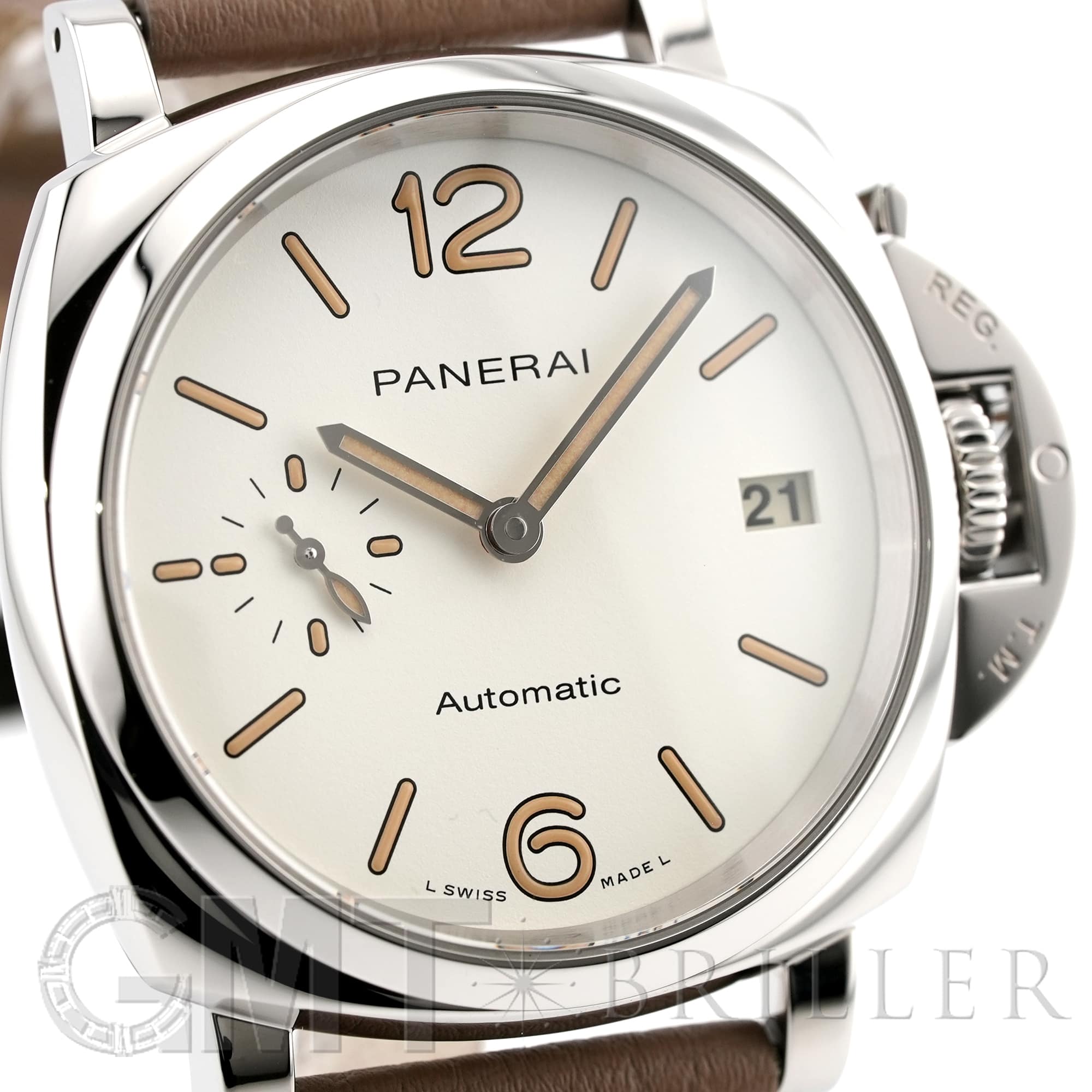 (中古)OFFICINE PANERAI オフィチーネ パネライ ルミノール ドゥエ 3デイズ オートマティック38mm PAM01043 ...