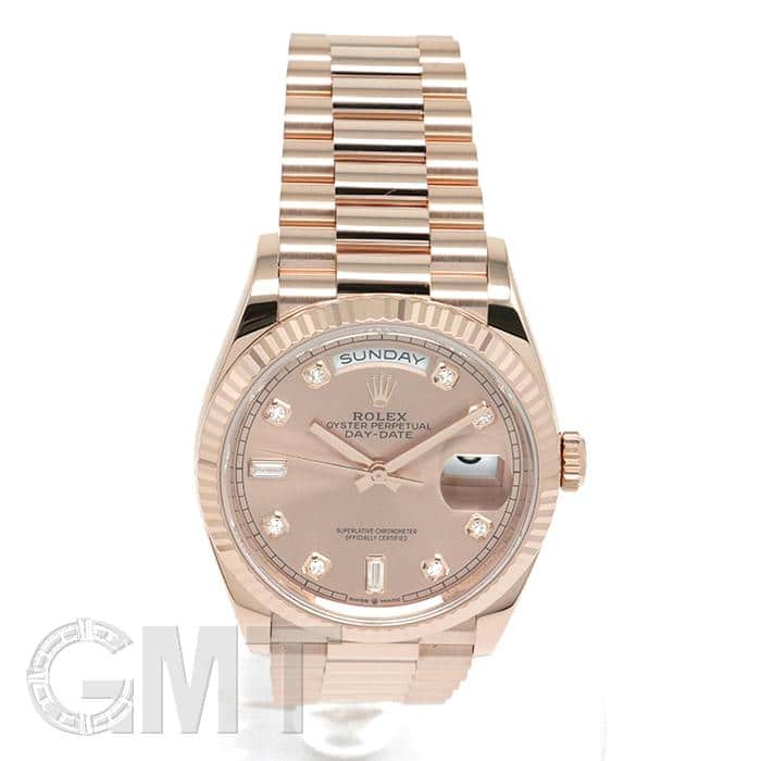 (中古)ROLEX ロレックス デイデイト 128235A ロゼダイヤ（商品ID：3717016855490）詳細ページ | 腕時計のGMT ...