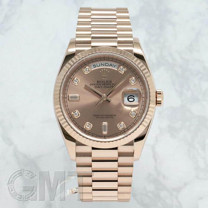 (中古)ROLEX ロレックス デイデイト 128235A ロゼダイヤ（商品ID：3717016855490）詳細ページ | 腕時計のGMT ...