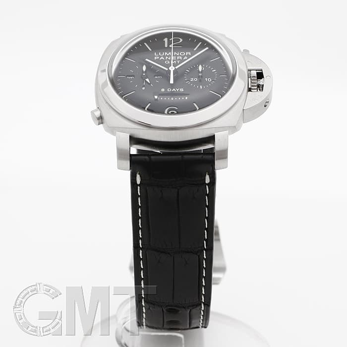 (中古)OFFICINE PANERAI オフィチーネ パネライ ルミノール 1950 クロノ モノプルサンテ 8DAYS GMT 44mm ...