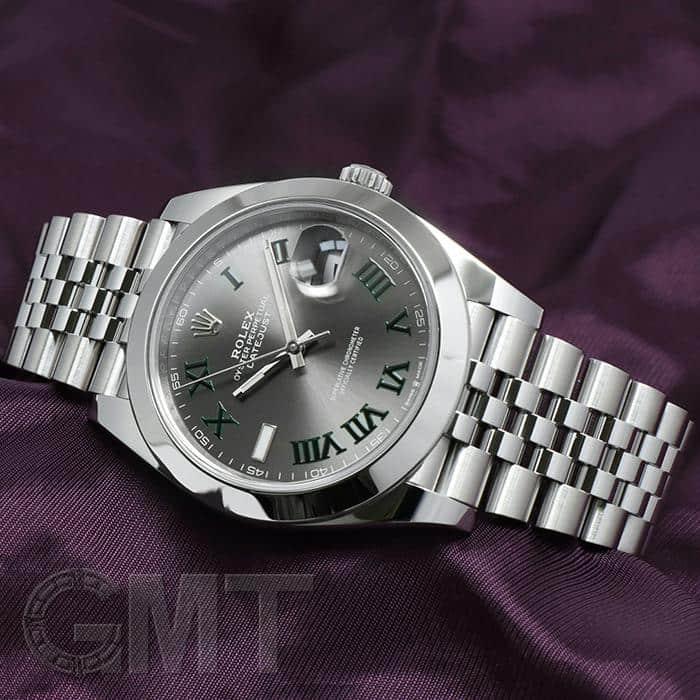 (中古)ROLEX ロレックス デイトジャスト 41 126300 スレート ローマ ジュビリーブレス（商品ID：3717012101539 ...