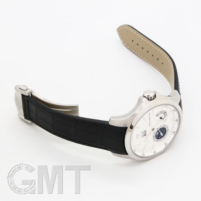 (新品)GIRARD PERREGAUX ジラール・ペルゴ トラベラー ムーンフェイズ ラージデイト シルバー 49650-11-132 ...