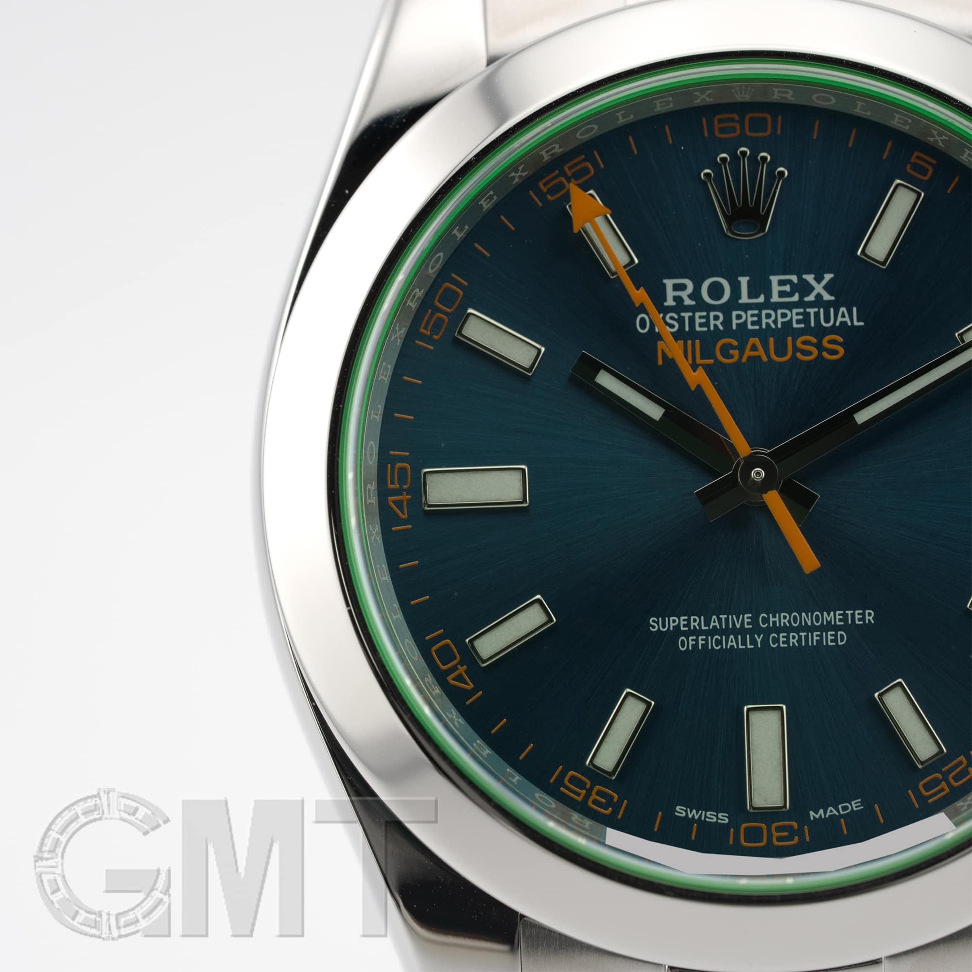 (中古)ROLEX ロレックス ミルガウス 116400GV Zブルー（商品ID：3717019240620）詳細ページ | 腕時計のGMT ...