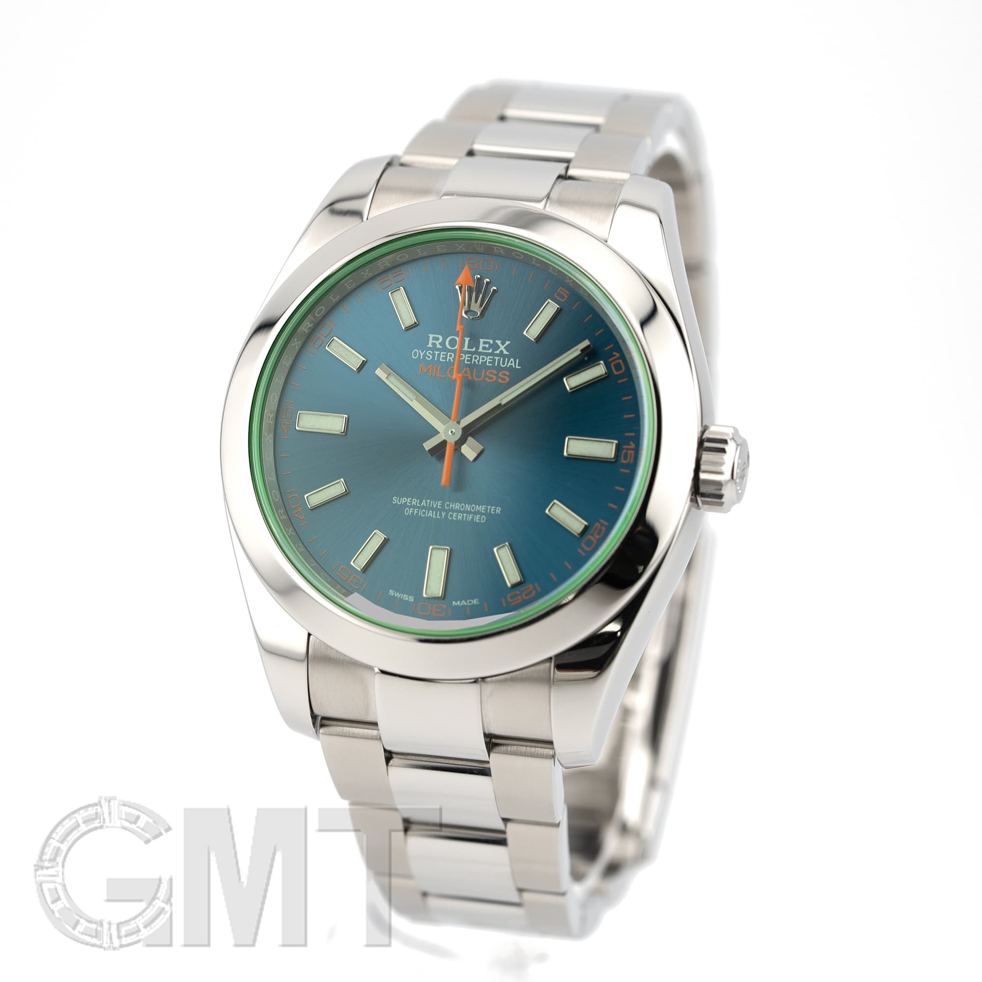 (中古)ROLEX ロレックス ミルガウス 116400GV Zブルー（商品ID：3717019240620）詳細ページ | 腕時計のGMT ...