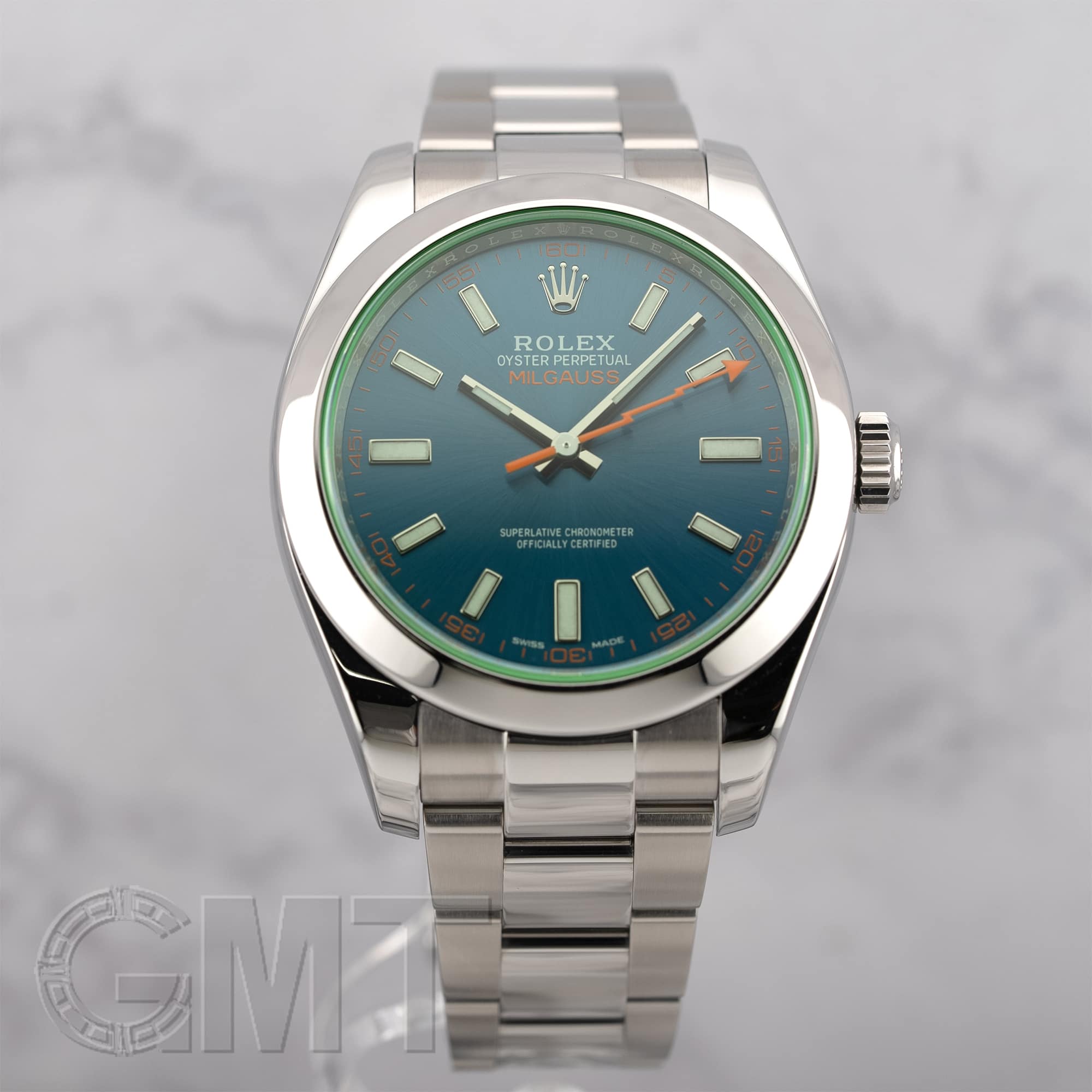 (中古)ROLEX ロレックス ミルガウス 116400GV Zブルー（商品ID：3717019240620）詳細ページ | 腕時計のGMT ...