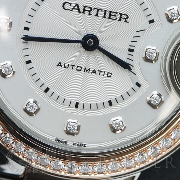 (新品)CARTIER カルティエ バロンブルー ベゼルダイヤ 11Pダイヤ 33mm WE902077【アウトレット】（商品ID ...