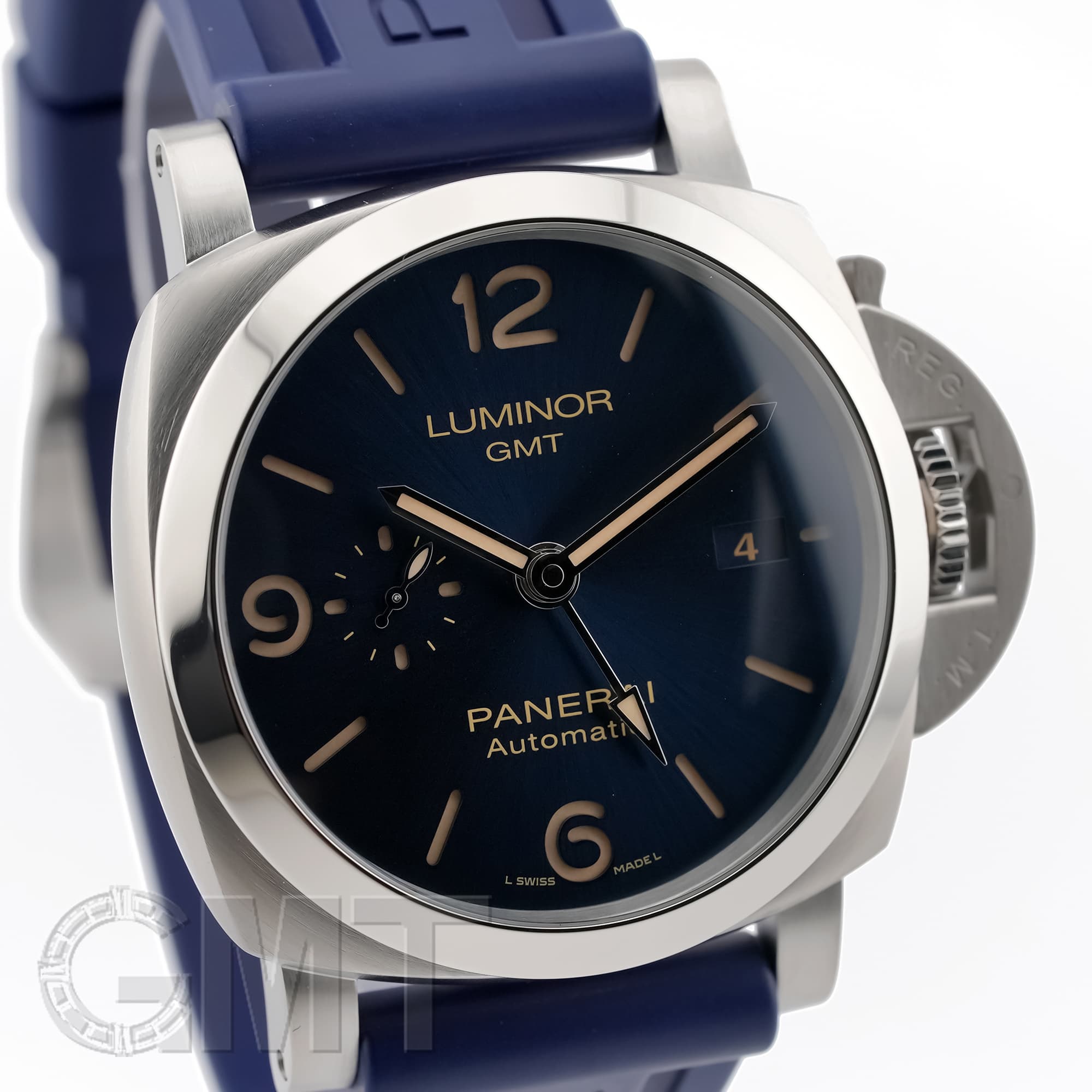 (中古)OFFICINE PANERAI オフィチーネ パネライ ルミノール1950 GMT 44mm PAM01033（商品ID ...