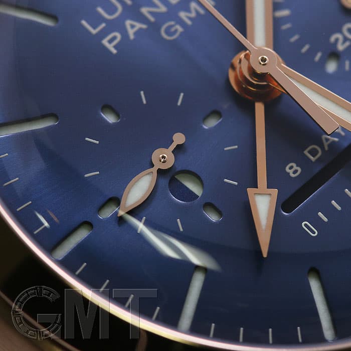 (中古)OFFICINE PANERAI オフィチーネ パネライ ルミノール 1950 8DAYS GMT クロノグラフ モノプルサンテ ...