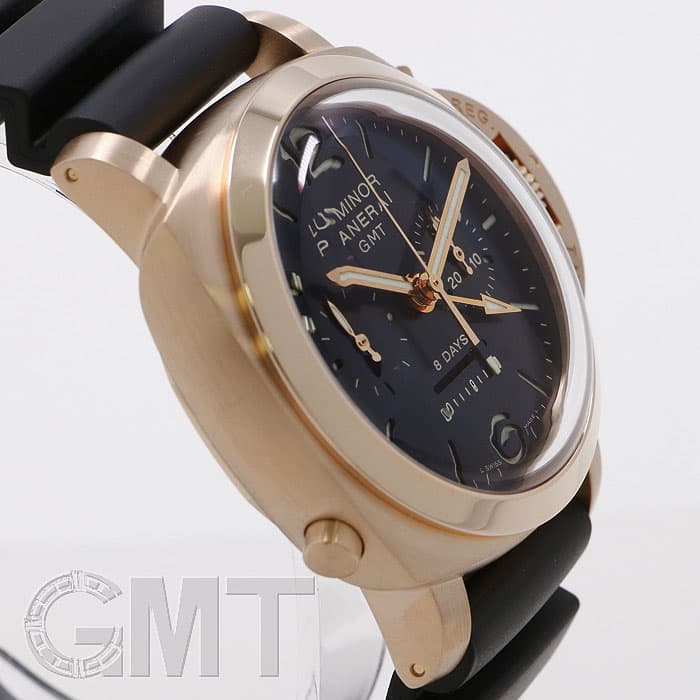 (中古)OFFICINE PANERAI オフィチーネ パネライ ルミノール 1950 8DAYS GMT クロノグラフ モノプルサンテ ...