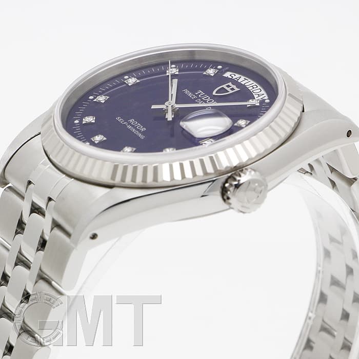(中古)TUDOR チューダー プリンス デイトデイ 76214 ブルー 10Pダイヤ（商品ID：3717004310772）詳細ページ ...