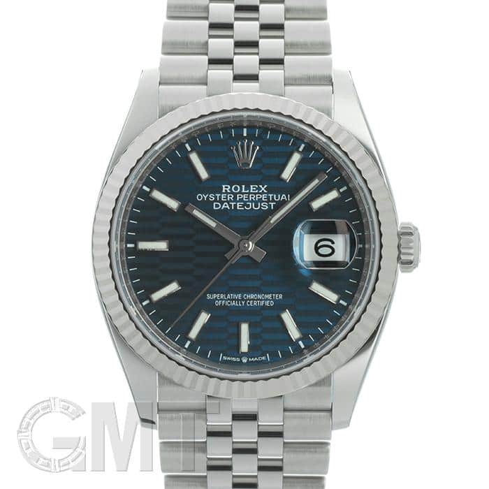 (中古)ROLEX ロレックス デイトジャスト 126234 フルーテッドブルー ジュビリーブレス（商品ID：3717016655786）詳細 ...