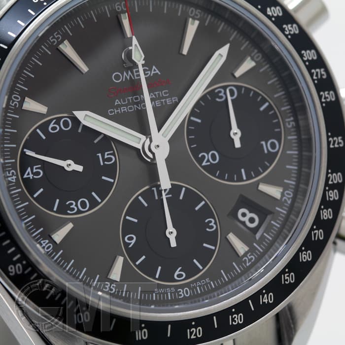 (中古)OMEGA オメガ スピードマスター デイト Cal.3304 323.30.40.40.06.001 グレー/ブラック（商品ID ...