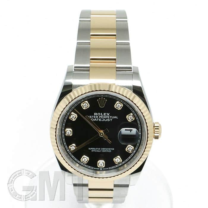 (中古)ROLEX ロレックス デイトジャスト 36 126233G ブラック オイスターブレス（商品ID：3717015054900）詳細 ...