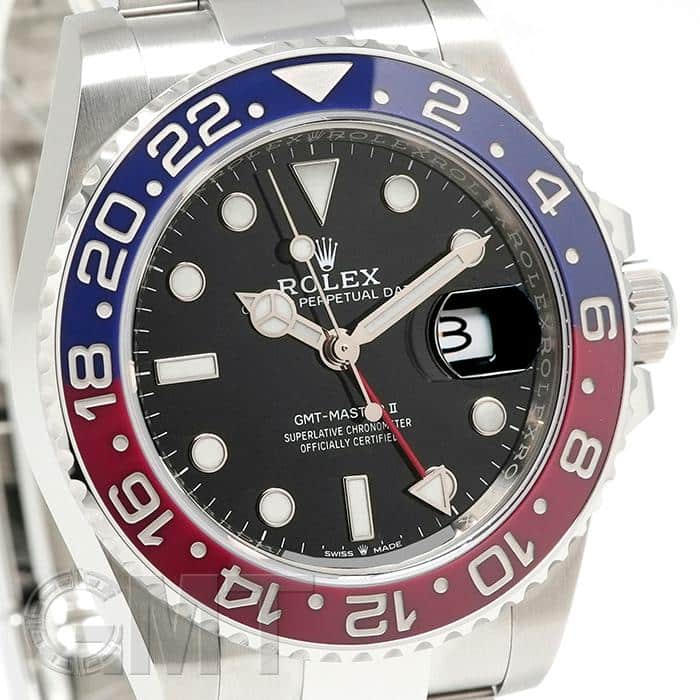 (中古)ROLEX ロレックス GMTマスター II 126710BLRO（商品ID：3717017850968）詳細ページ | 腕時計のGMT｜中古ブランド時計の販売買取も。ロレックス買取強化中