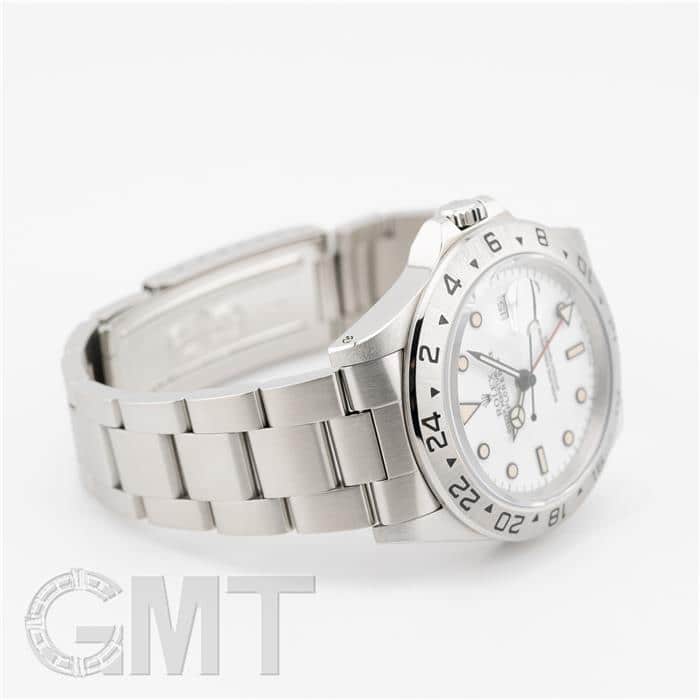 (中古)ROLEX ロレックス エクスプローラー II 16570 ホワイト オールトリチウム シングルバックル（商品ID：3717019111968）詳細ページ | 腕時計のGMT｜中古 ...
