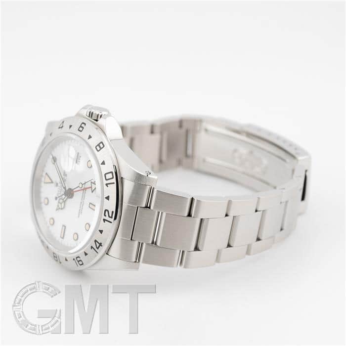 (中古)ROLEX ロレックス エクスプローラー II 16570 ホワイト オールトリチウム シングルバックル（商品ID：3717019111968）詳細ページ | 腕時計のGMT｜中古 ...