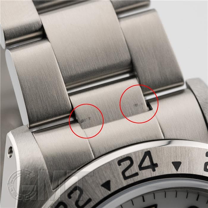 (中古)ROLEX ロレックス エクスプローラー II 16570 ホワイト オールトリチウム シングルバックル（商品ID：3717019111968）詳細ページ | 腕時計のGMT｜中古 ...