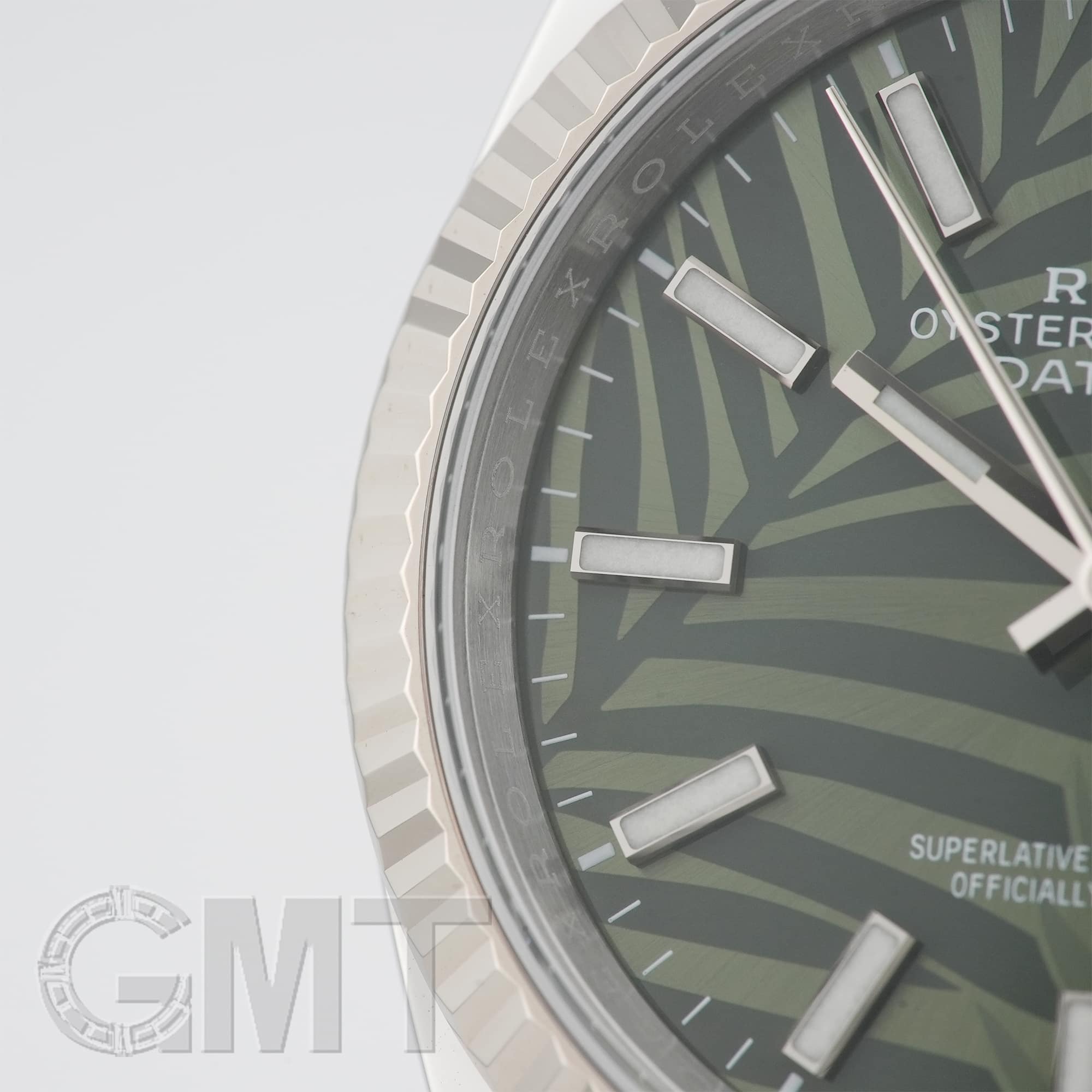 (中古)ROLEX ロレックス デイトジャスト 36 126234 グリーンパームモチーフ ジュビリーブレスレット（商品ID：3717020395968）詳細ページ | 腕時計のGMT｜中古 ...